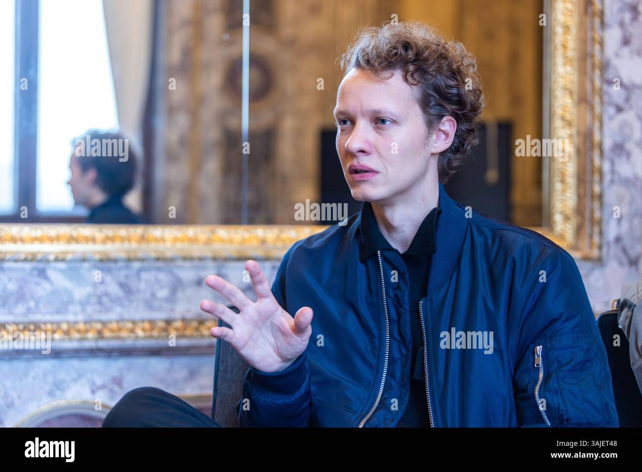 Interview with actor Felix Kammerer at the Burgtheater in Vienna ...