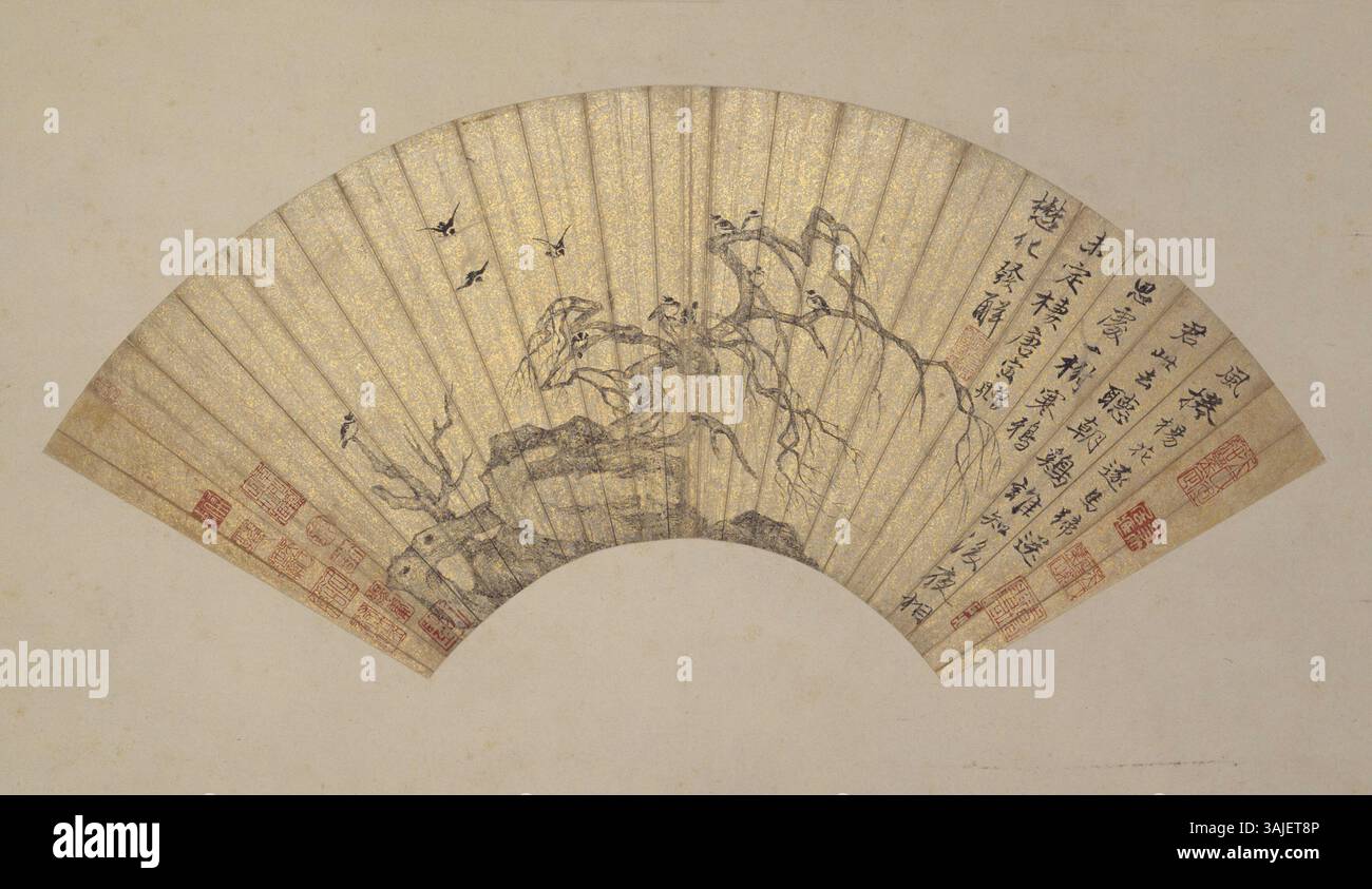 Ink wash painting by Tang Yin (1470–1524), housed at The Palace Museum ...
