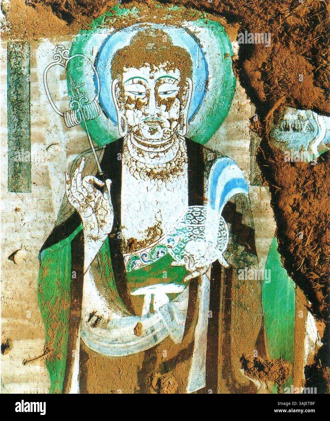 The depiction of Bhaisajyaguru, the Medicine Buddha, from the Ah-Ai ...