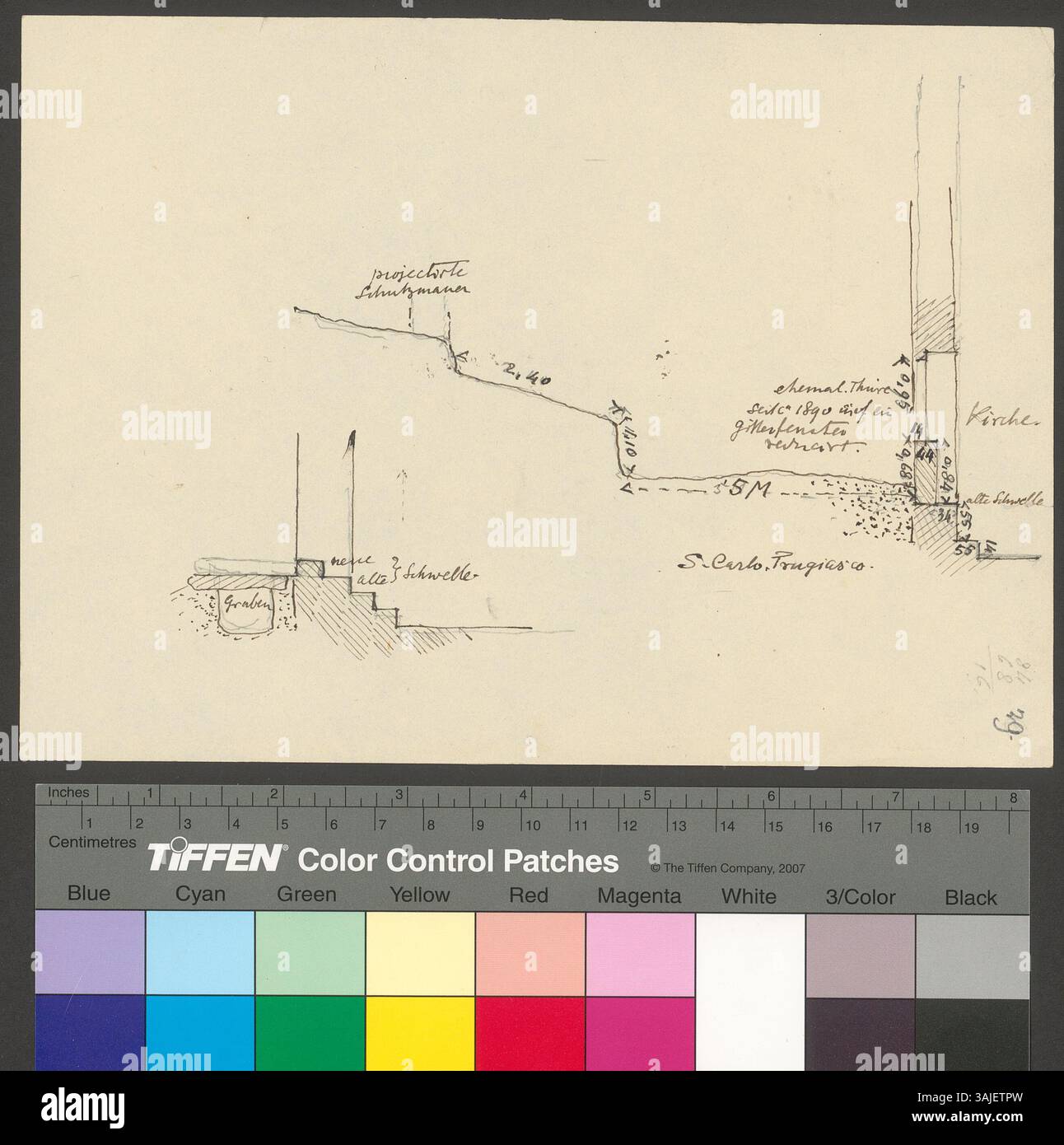 This image shows the depiction of St. Carlo in Prugiasco, an Italian ...