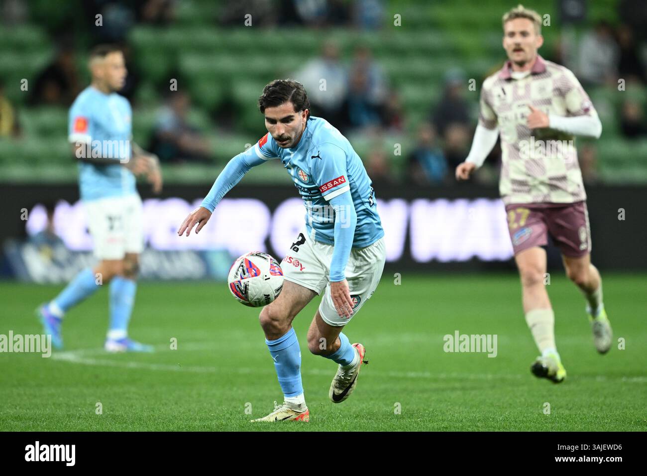 Melbourne, Australia. 11th Apr, 2025. Callum Talbot of Melbourne City ...