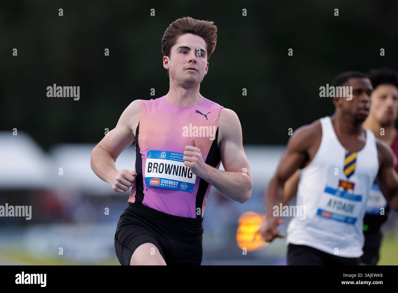 Perth, Australia. 11th Apr, 2025. Rohan Browning of New South Wales ...