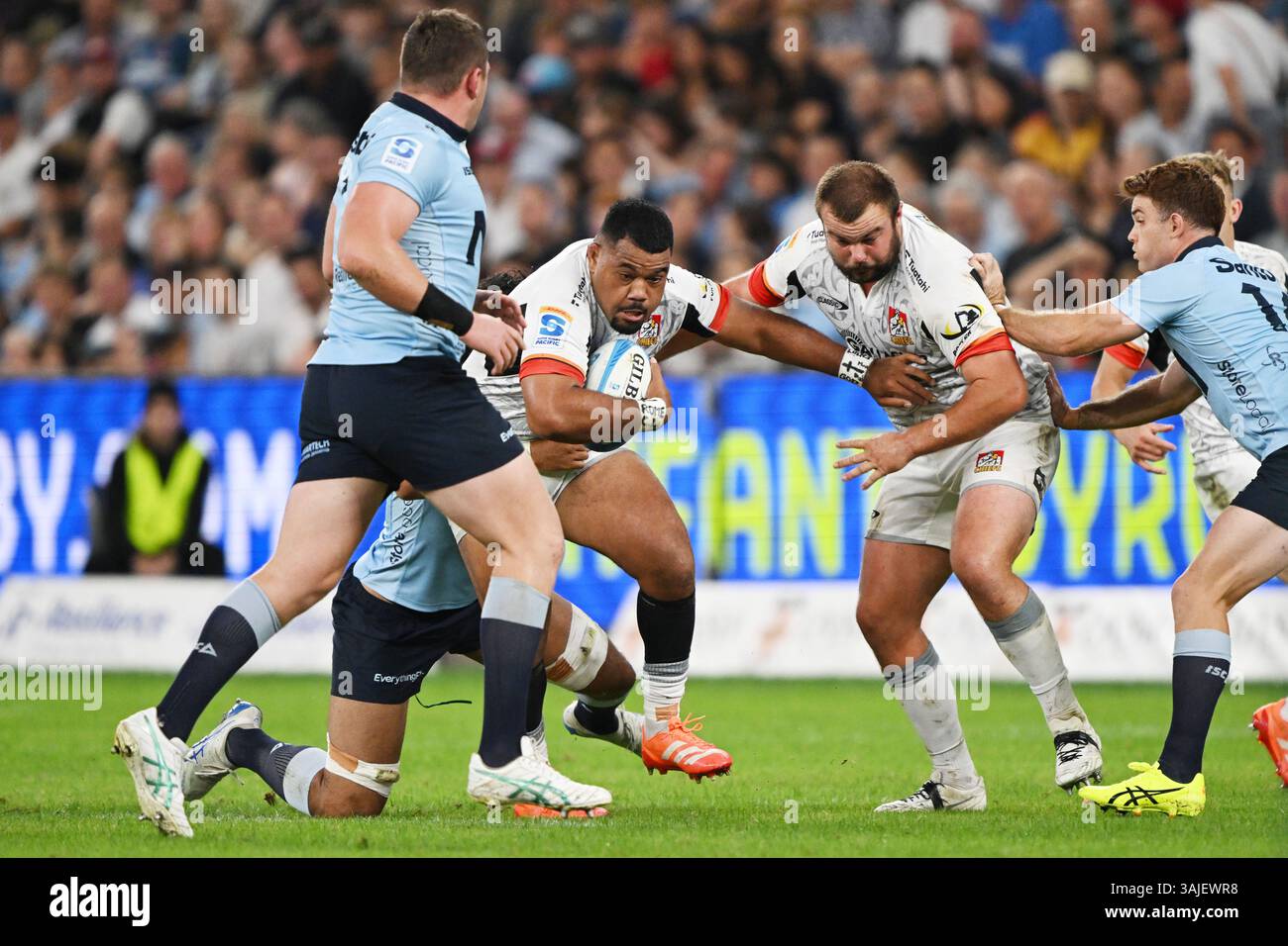 Samisoni Taukeiaho of the Chiefs during the Super Rugby Pacific Round 9 ...