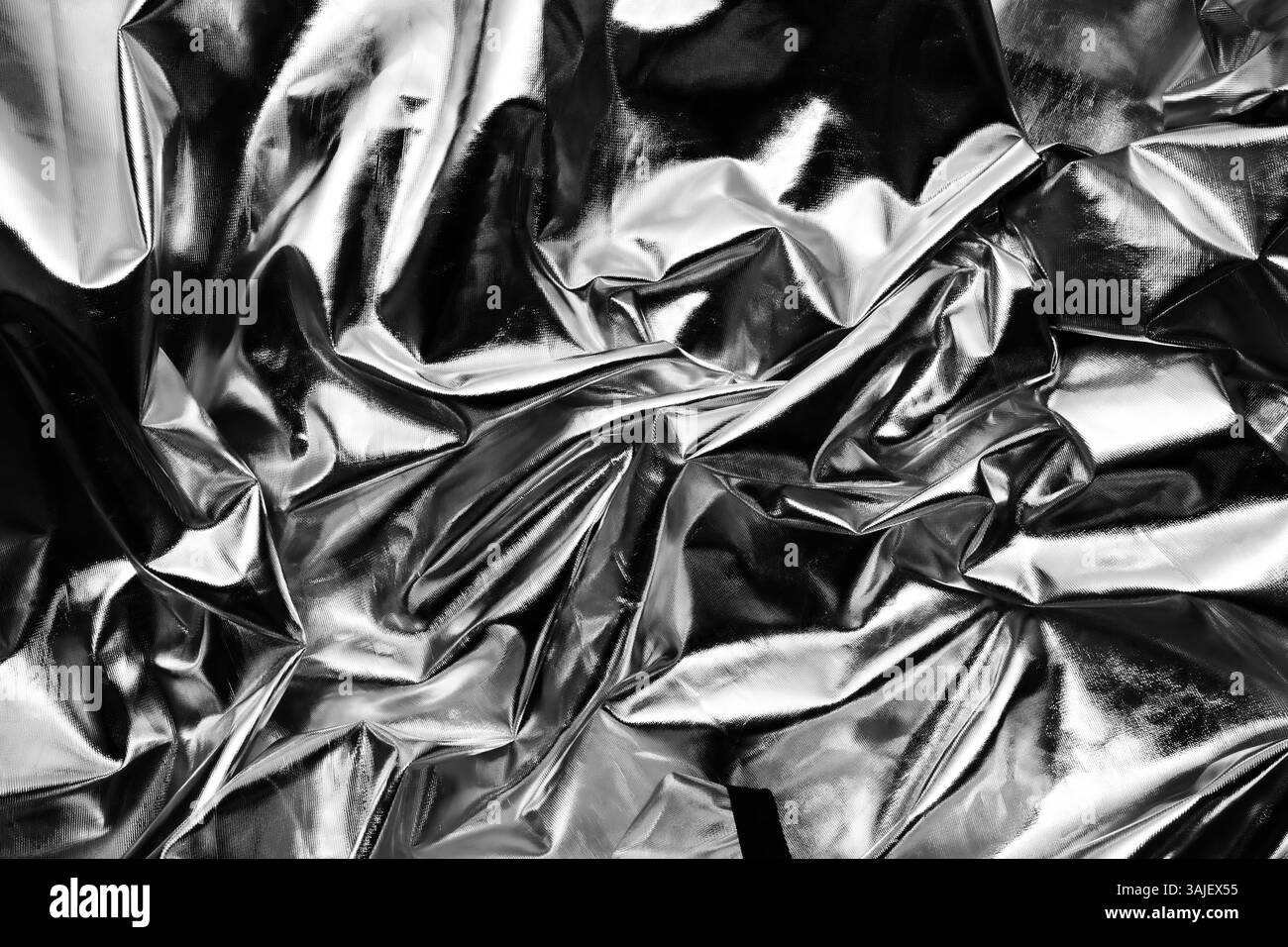 reflective textile black and white texture Stock Photo - Alamy