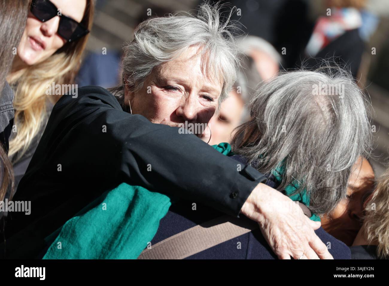 Paris, France. 11th Apr, 2025. Eva Darlan attending the funeral ...