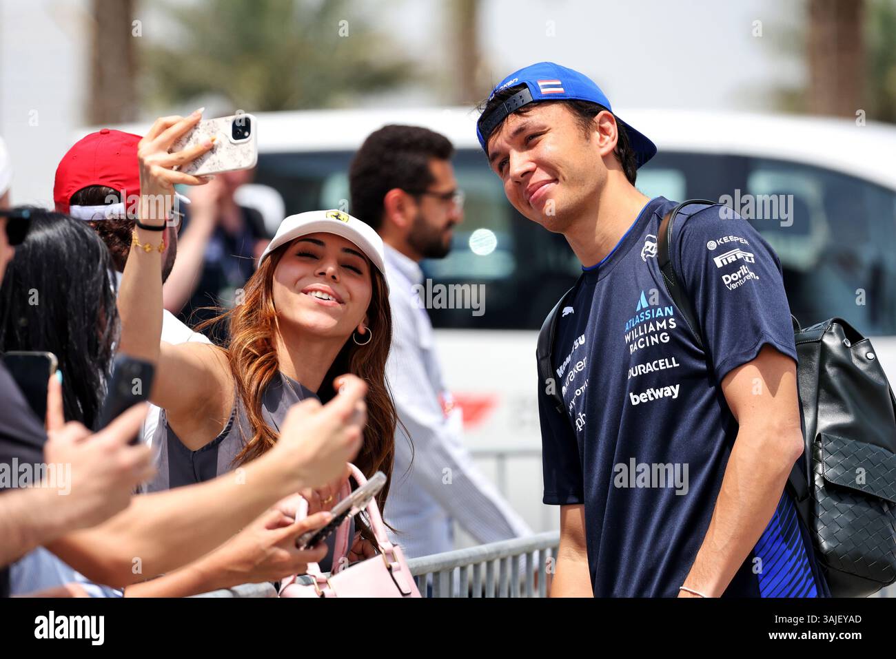Alexander Albon (THA) Atlassian Williams Racing. 11.04.2025. Formula 1 ...