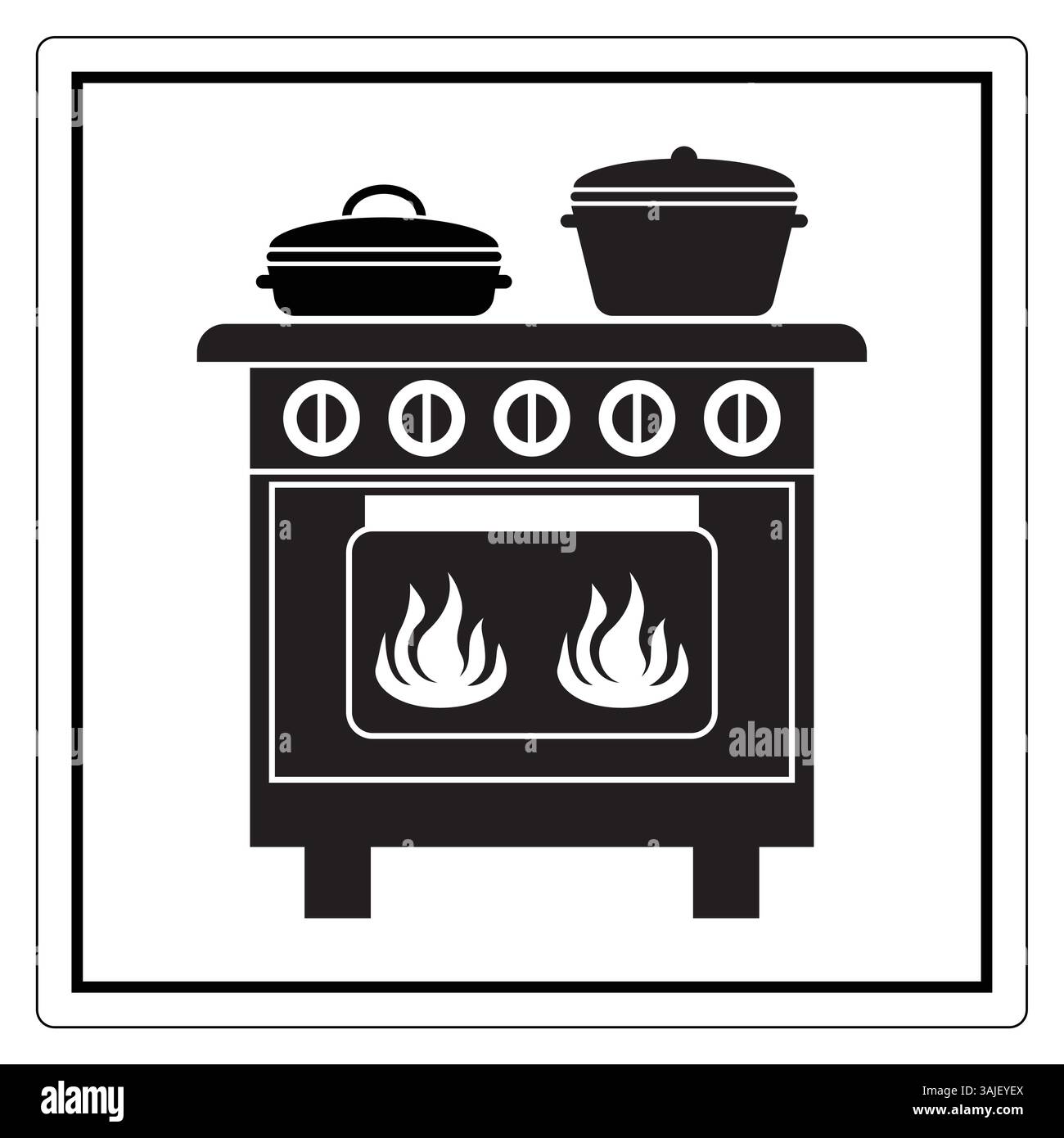 Interior modern classic kitchen Black and White Stock Photos & Images ...