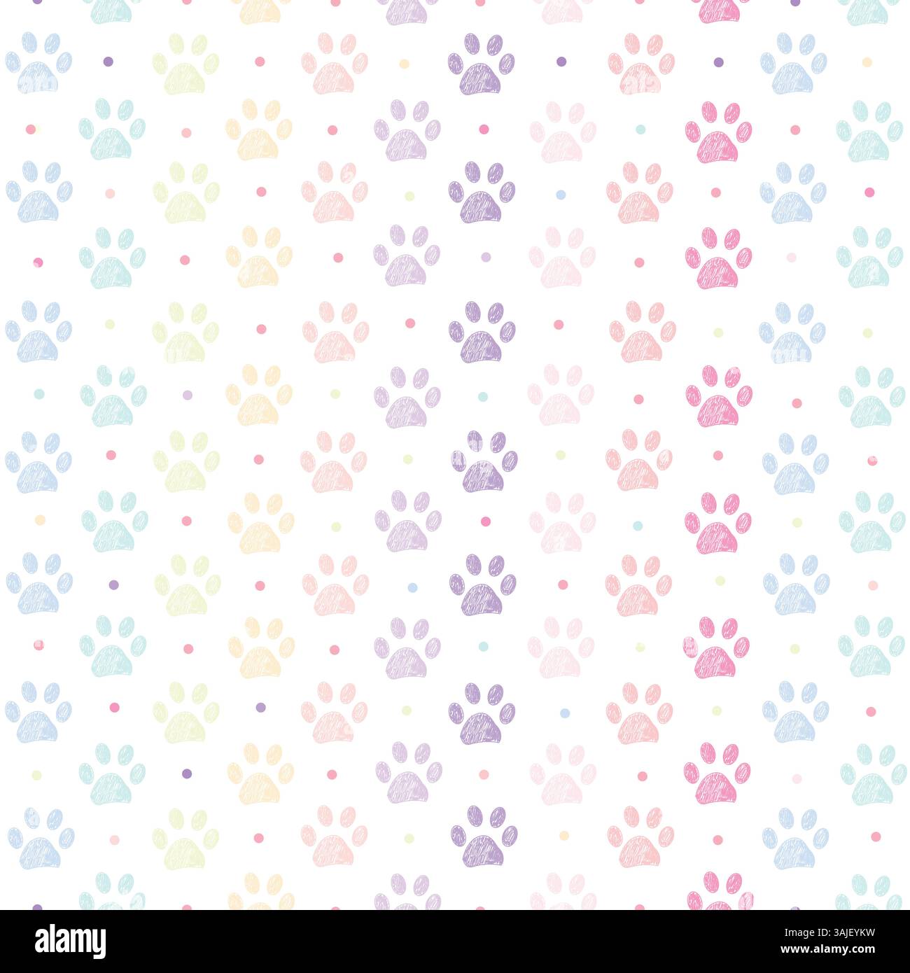 Cute candies seamless pattern Stock Vector Images - Alamy