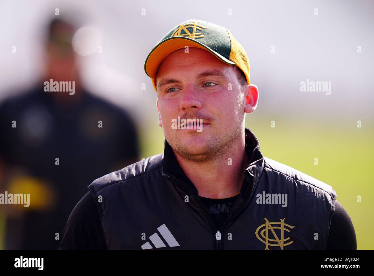 Nottinghamshire's Liam Patterson-White during day one of the Rothesay County Championship match ...
