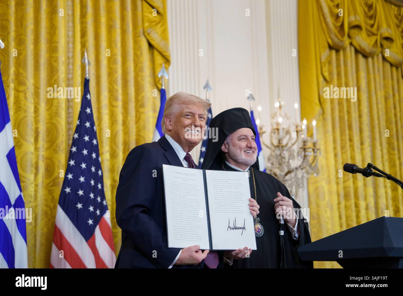 WASHINGTON DC, USA - 24 March 2025 - US President Donald J Trump signs ...