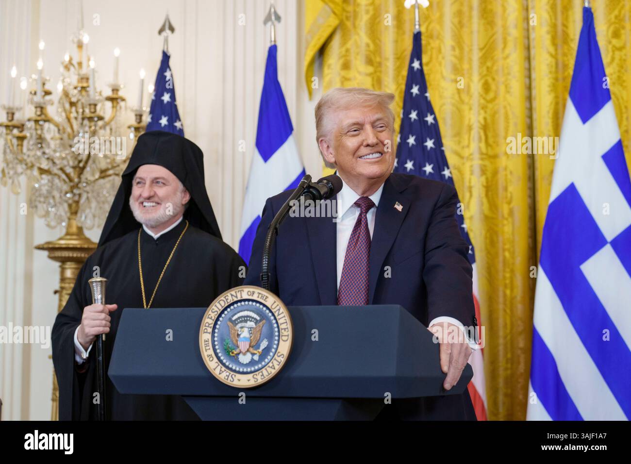 WASHINGTON DC, USA - 24 March 2025 - US President Donald J Trump signs ...