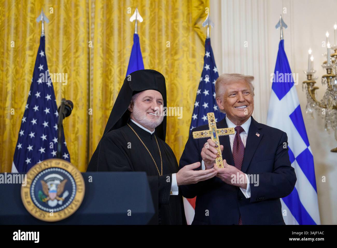 WASHINGTON DC, USA - 24 March 2025 - US President Donald J Trump signs ...