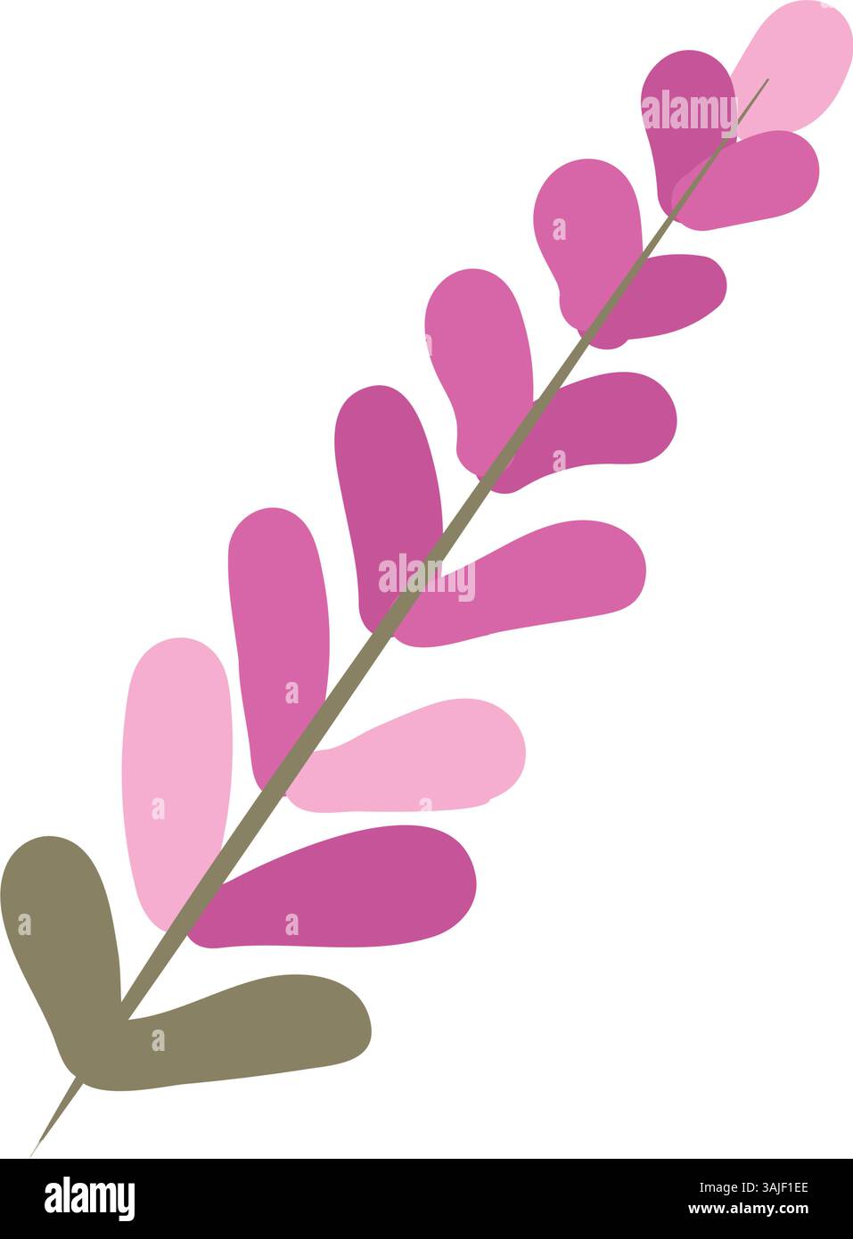 cute flower vector illustration on the white background Stock Vector ...