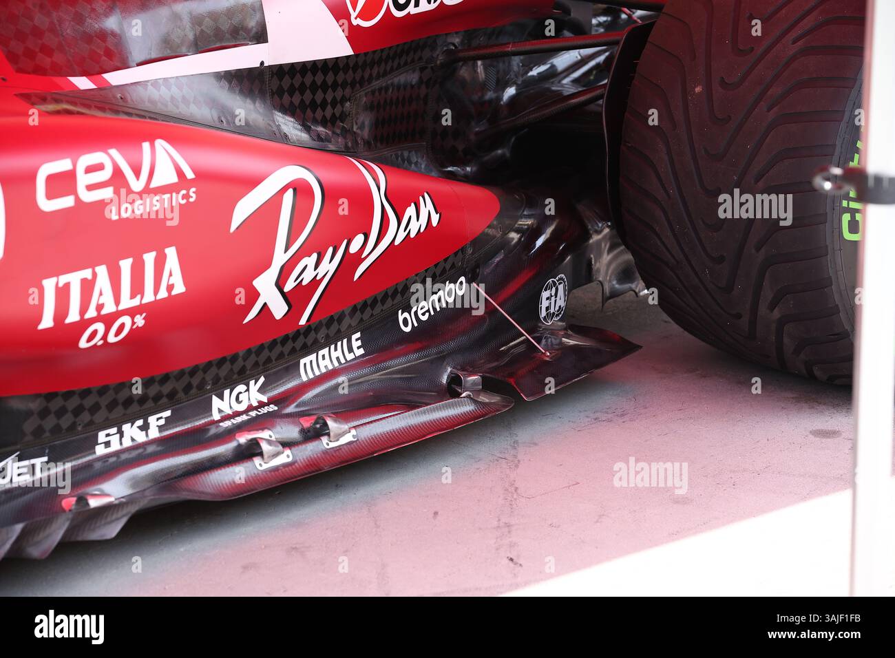 Floor fence, floor body, floor edge during the Formula 1 Gulf Bahrain ...