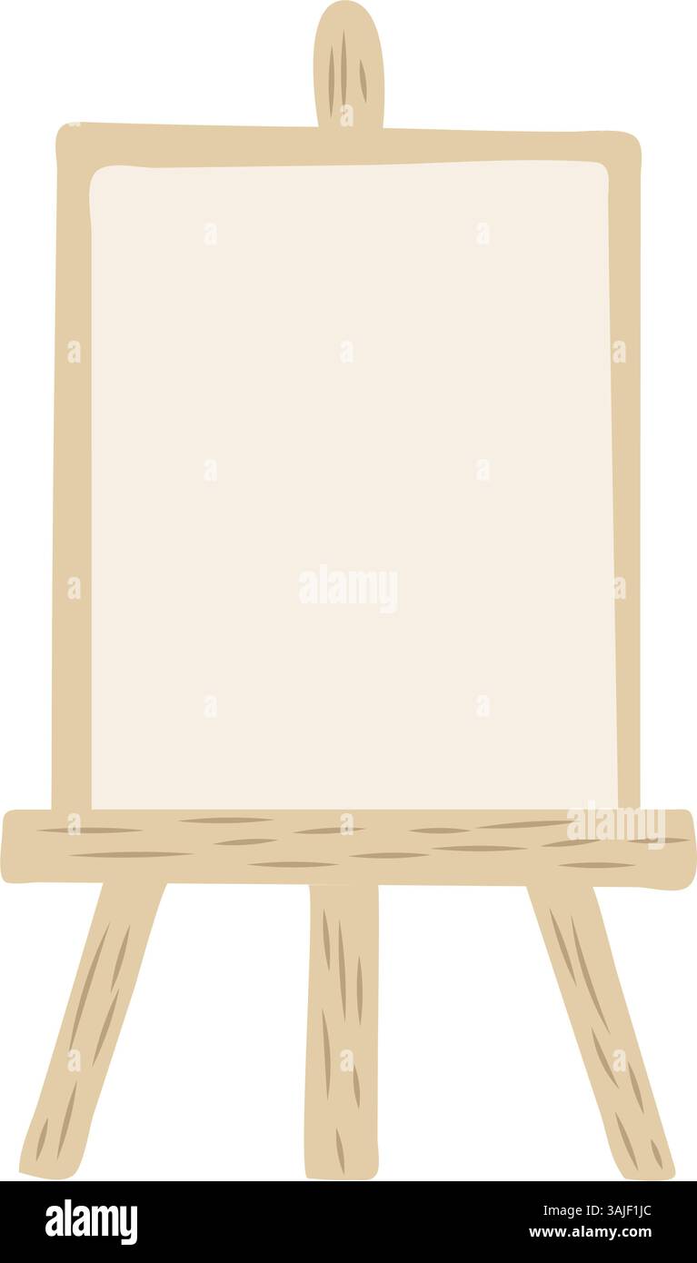 Easel vector illustrations on the white background Stock Vector Image ...