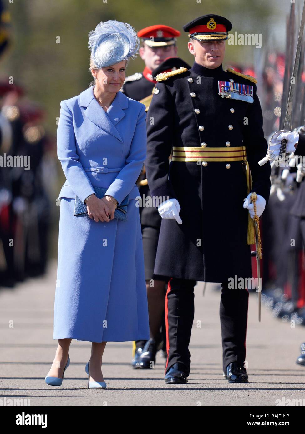 The Duchess of Edinburgh inspects Officer Cadets commissioning as Army ...