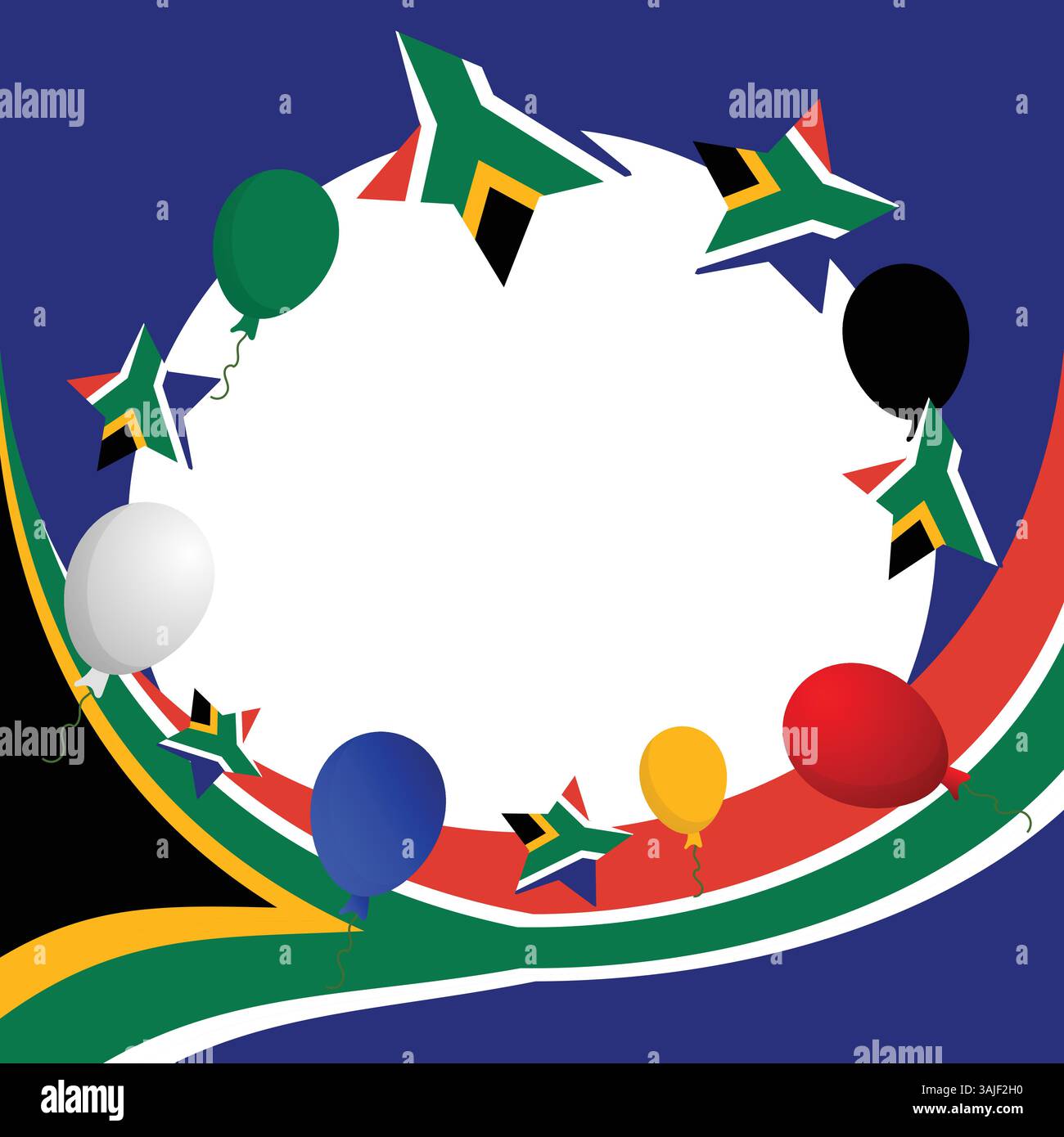Nelson Mandela Day vector banner with flags Stock Vector Image & Art ...