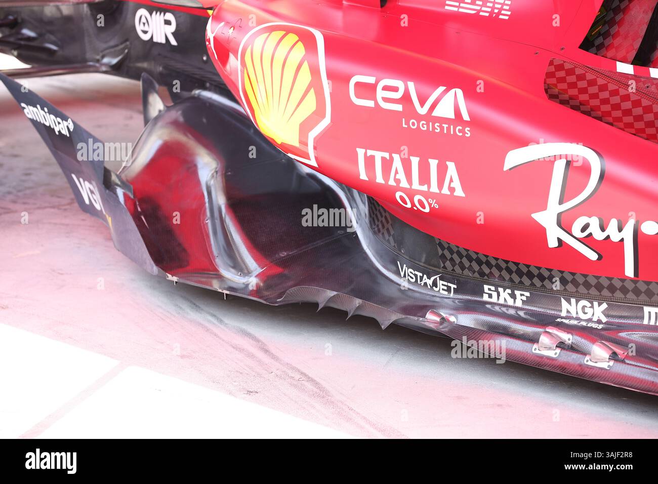 Floor fence, floor body, floor edge during the Formula 1 Gulf Bahrain ...