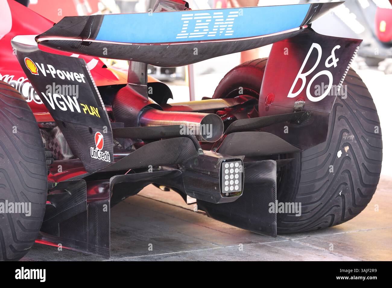 Diffuser, rear wing during the Formula 1 Gulf Bahrain Grand Prix 2025 ...