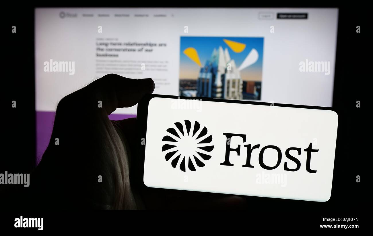 In this photo illustration, a mobile phone with the logo of US ...