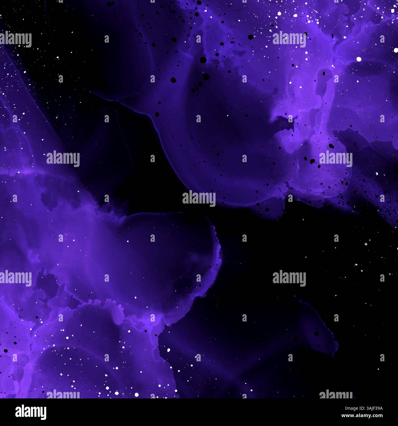 abstract hand painted purple alcohol ink background design with ...