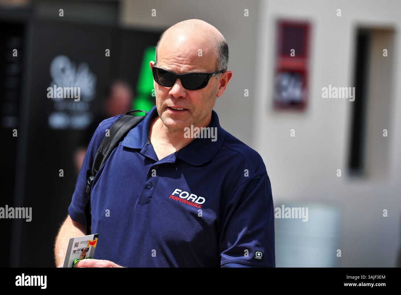 Sakhir, Bahrain. 11th Apr, 2025. Mark Rushbrook (USA) Ford Performance ...
