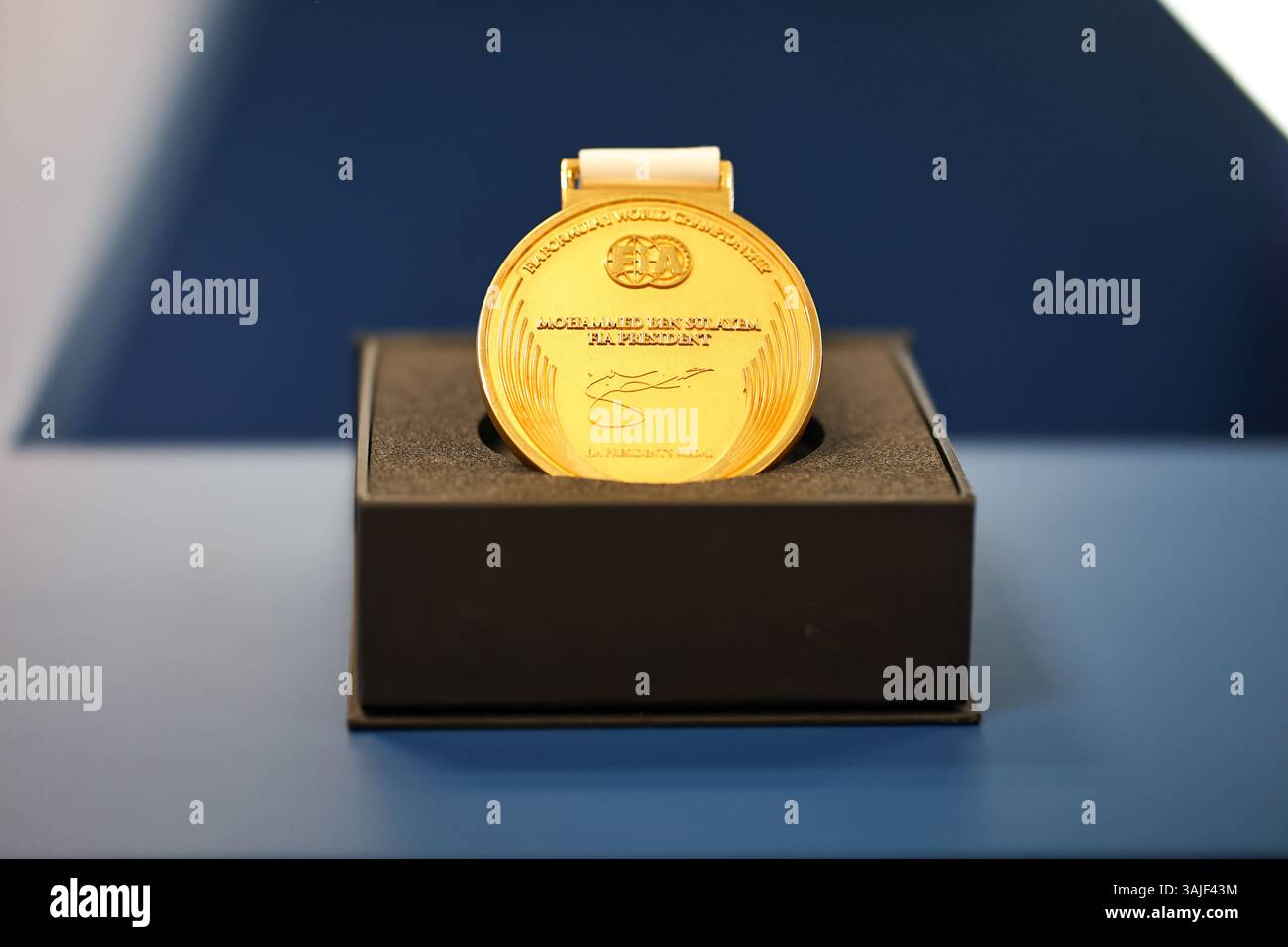 SAKHIR, BAHRAIN - APRIL 11: FIA President’s Medal (For F1 World ...