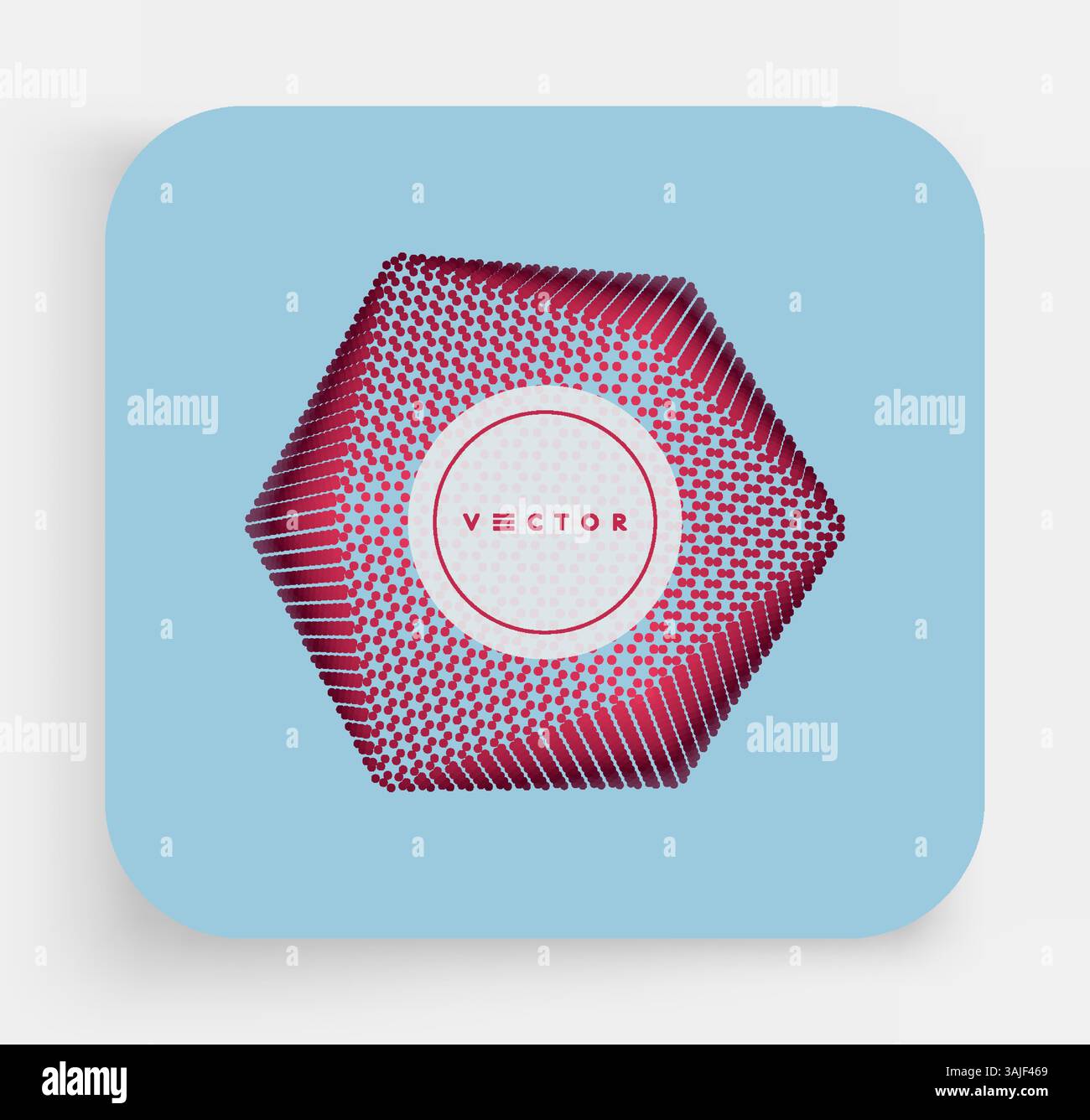 Crystal Consisting Of Small Particles Object With Dots Molecular Grid 3d Vector Illustration