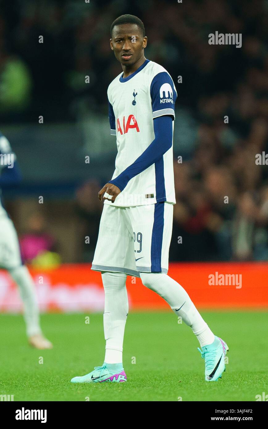 London, UK. 06th Jan, 2015. Pape Matar Sarr of Tottenham Hotspur during ...