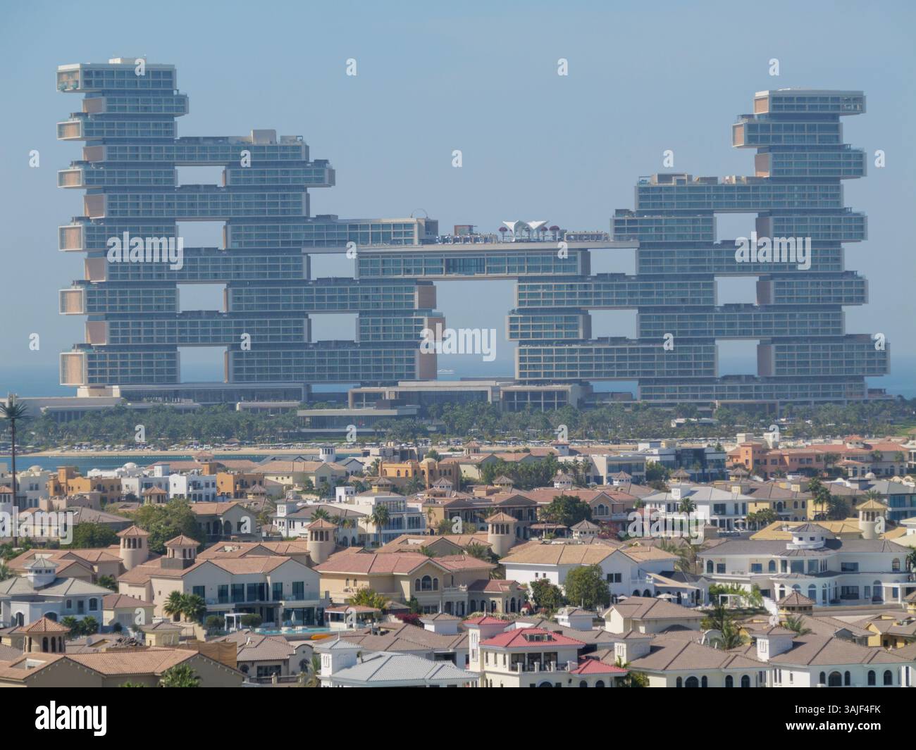 Atlantis The Royal, hotel resort at the Palm Jumeirah, Dubai in the ...