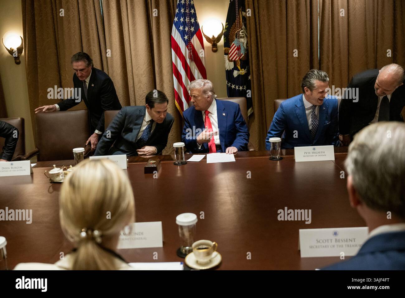 2025 us president donald trump cabinet hi-res stock photography and ...
