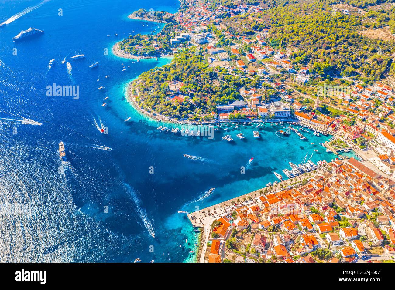 Croatia adriatic sea drone aerial hi-res stock photography and images ...