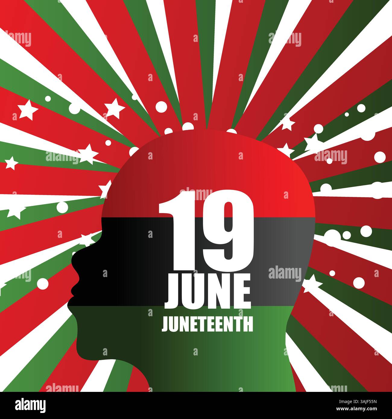 19 june Juneteenth celebration, vector banner Stock Vector Image & Art ...