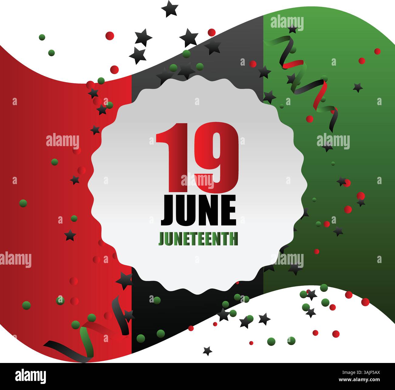 19 june Juneteenth celebration, vector banner Stock Vector Image & Art ...