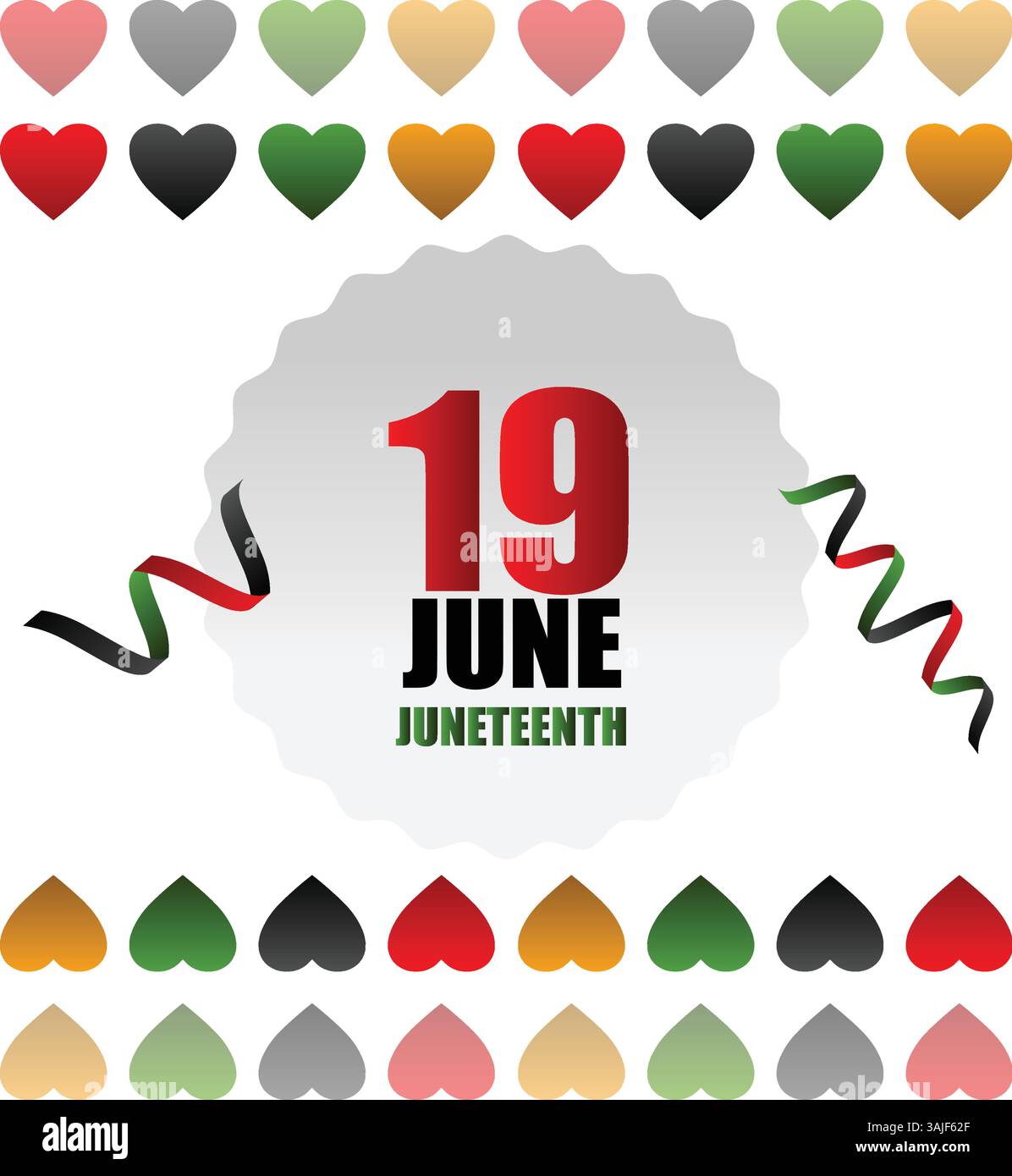 19 june Juneteenth celebration, vector banner Stock Vector Image & Art ...