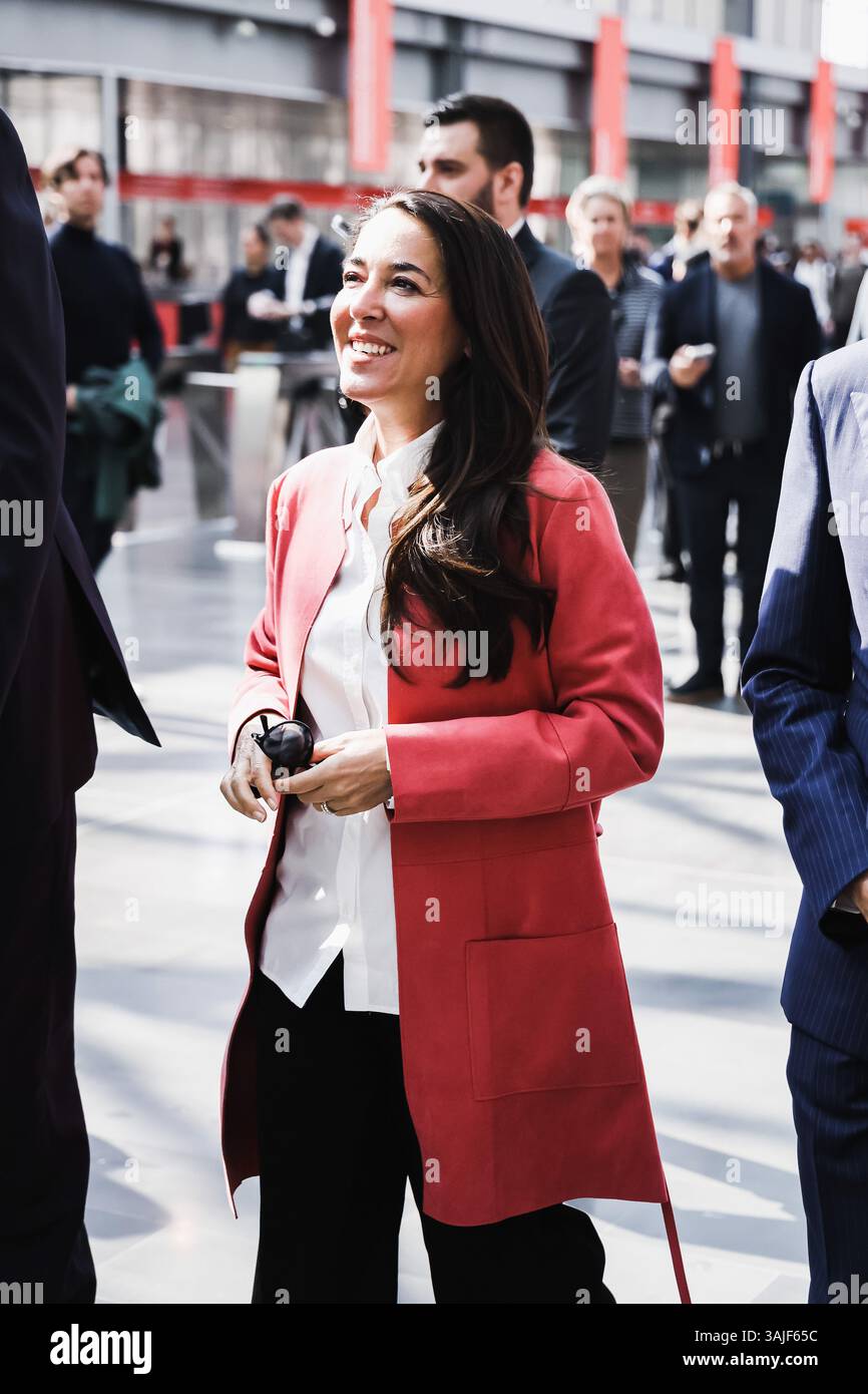 Milan, Institutional visits to the Salone Internazionale del Mobile ...