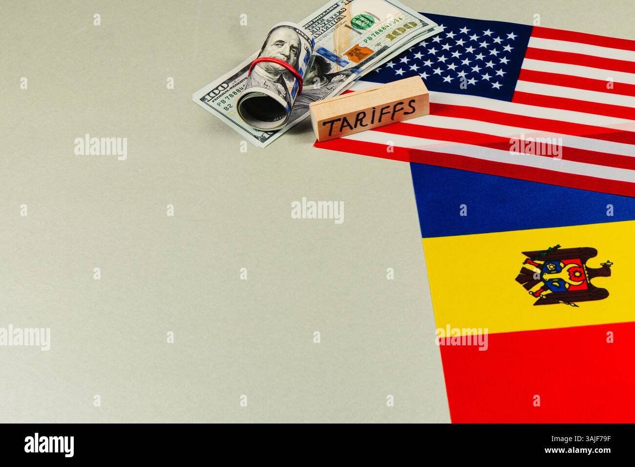 A representation of the trade negotiations involving the USA ...