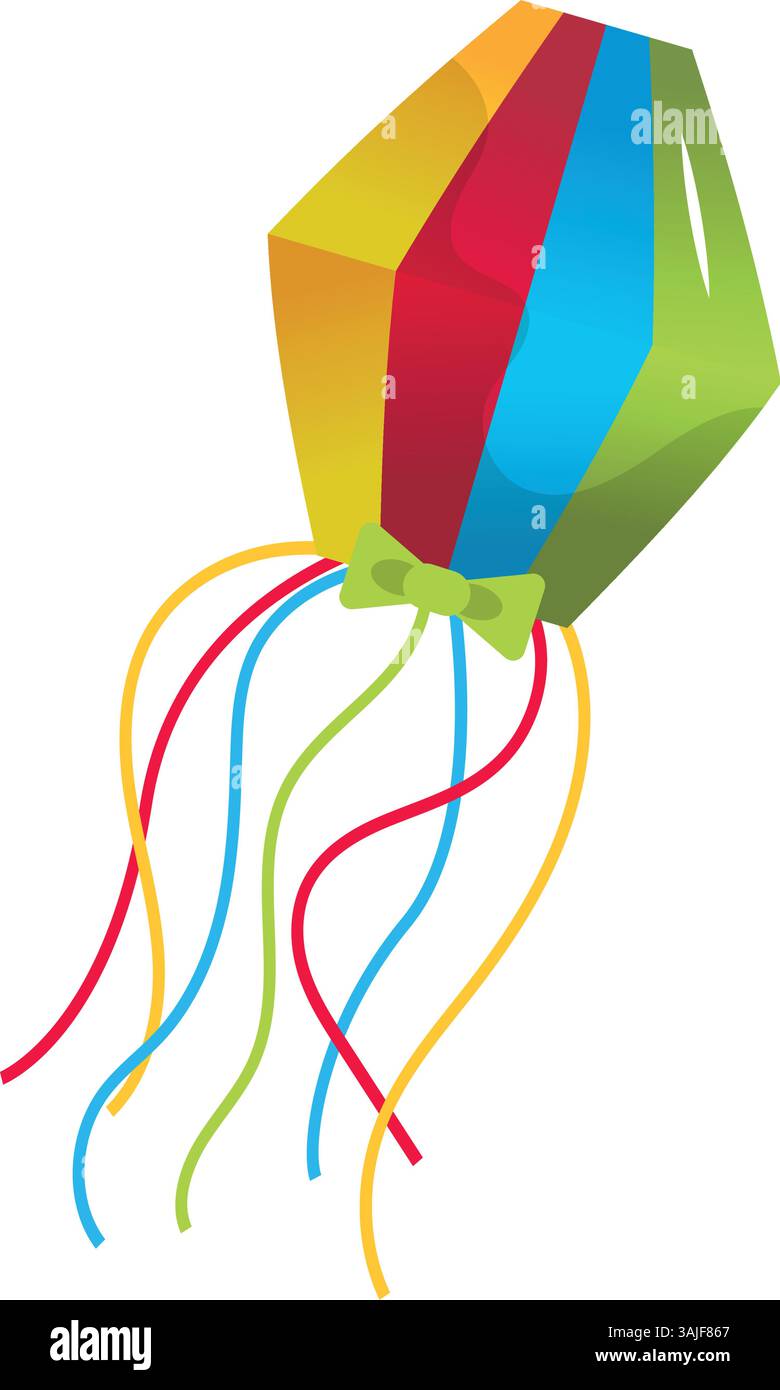 kite vector illustration on the white background Stock Vector Image ...