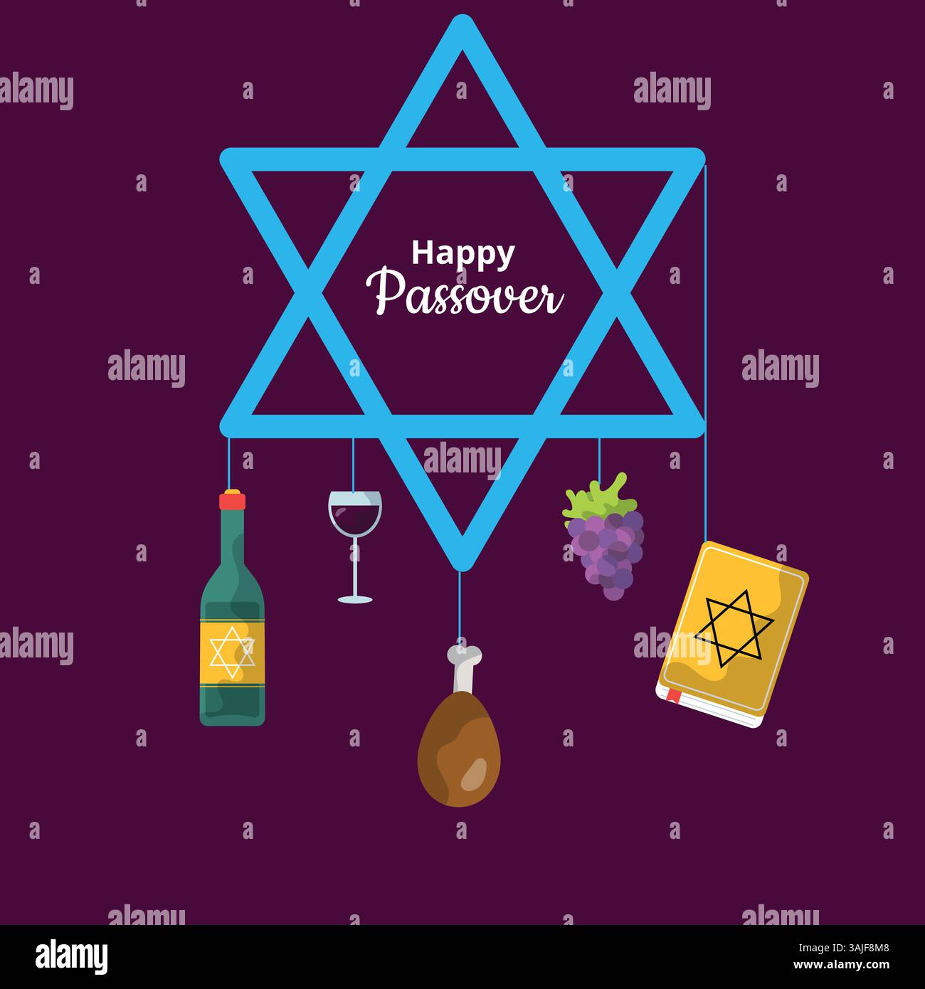 Happy Passover cartoon vector illustration Stock Vector Image & Art - Alamy