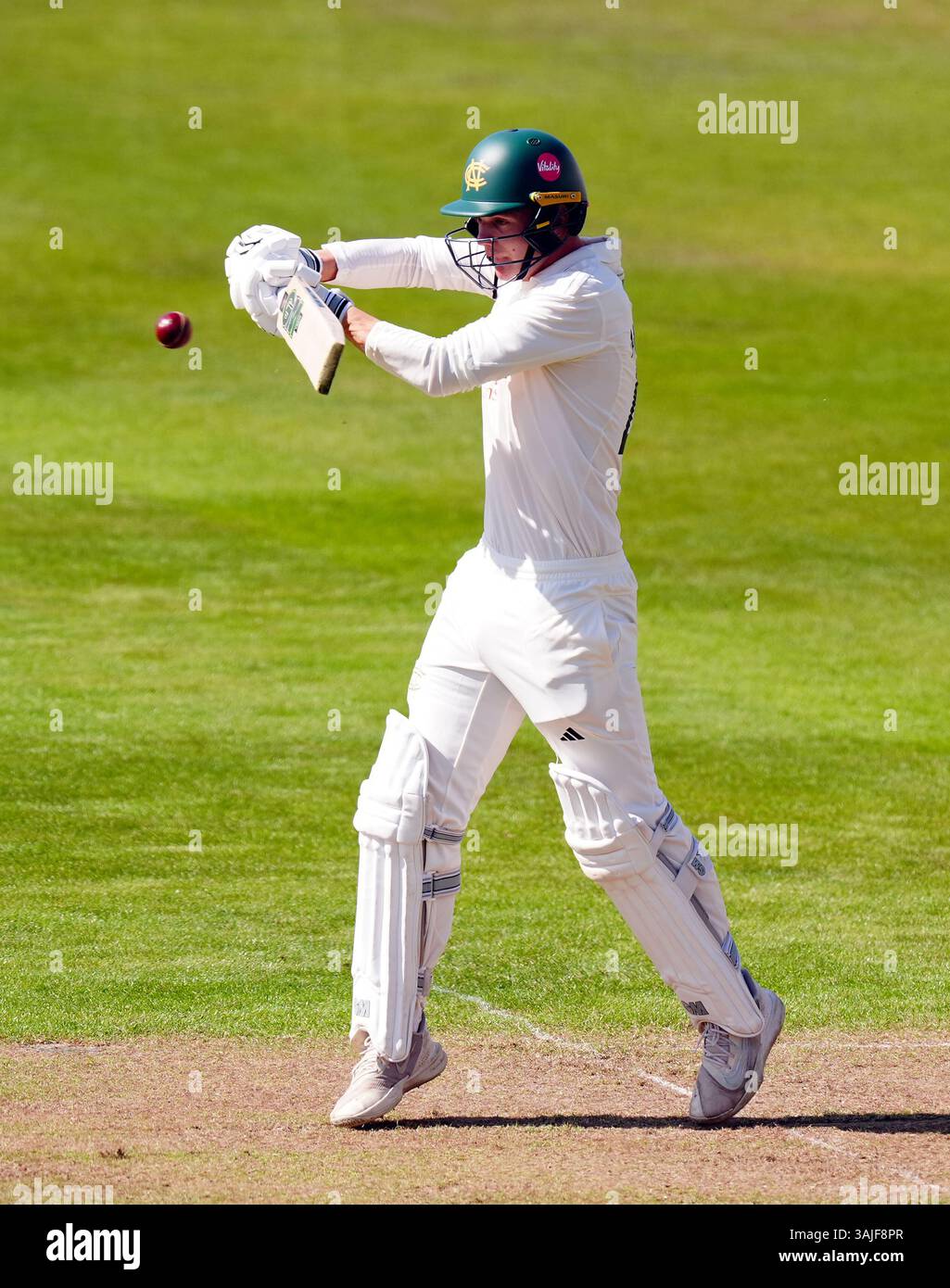 Nottinghamshire's Freddie McCann batting during day one of the Rothesay ...