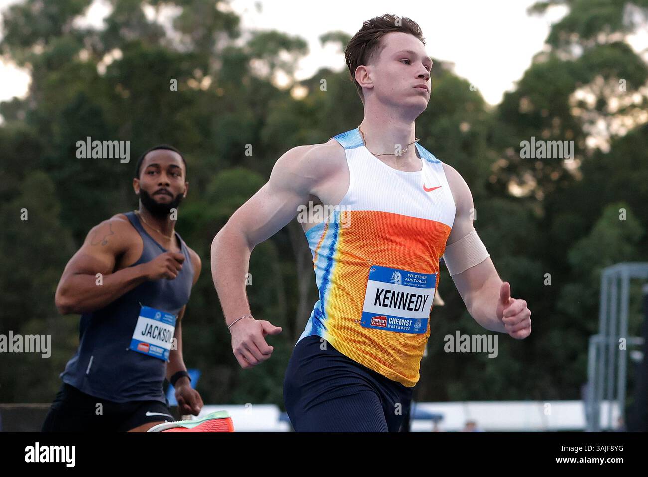 Perth, Australia. 11th Apr, 2025. Lachlan Kennedy of Queensland ...