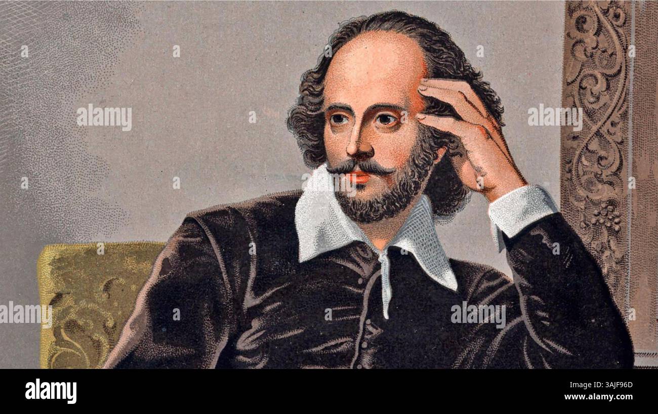 WILLIAM SHAKESPEARE 1564-1616) English playwright and poet. 19th ...