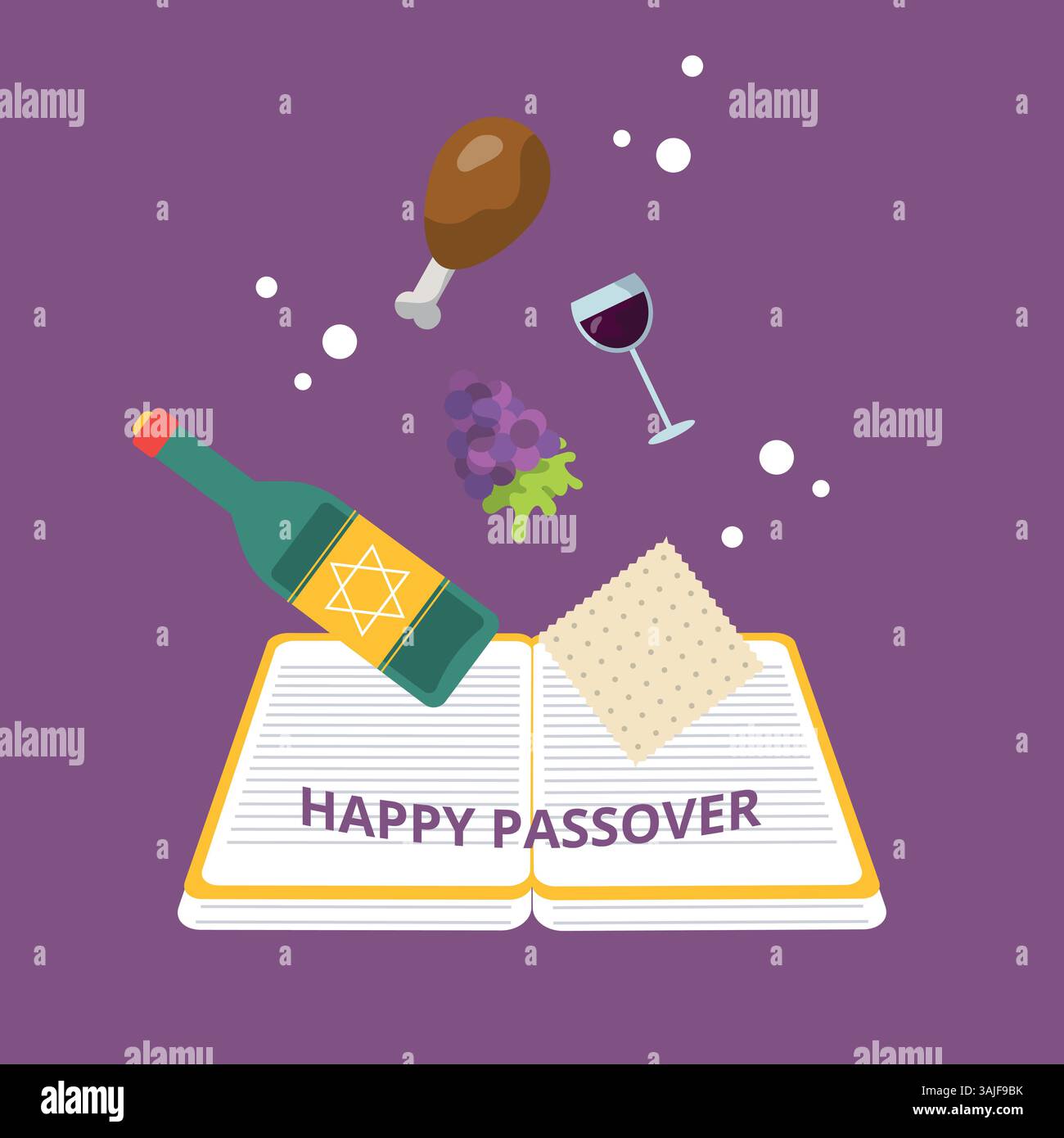 Happy Passover cartoon vector illustration Stock Vector Image & Art - Alamy