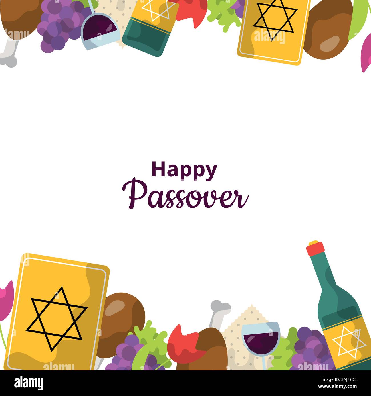 Happy Passover cartoon vector illustration Stock Vector Image & Art - Alamy
