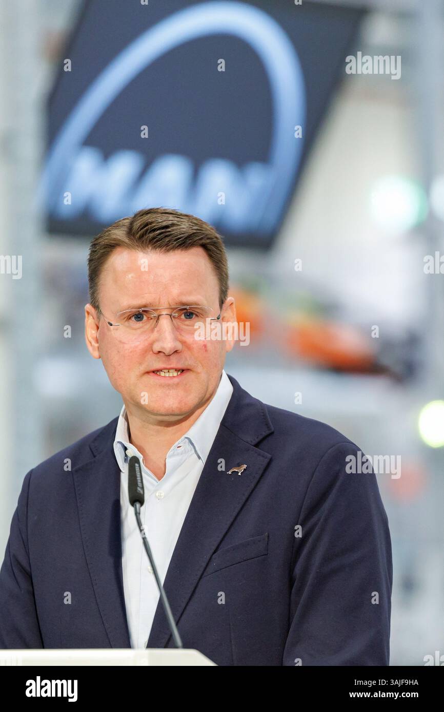 Nuremberg, Germany. 11th Apr, 2025. Alexander Vlaskamp, CEO of MAN ...