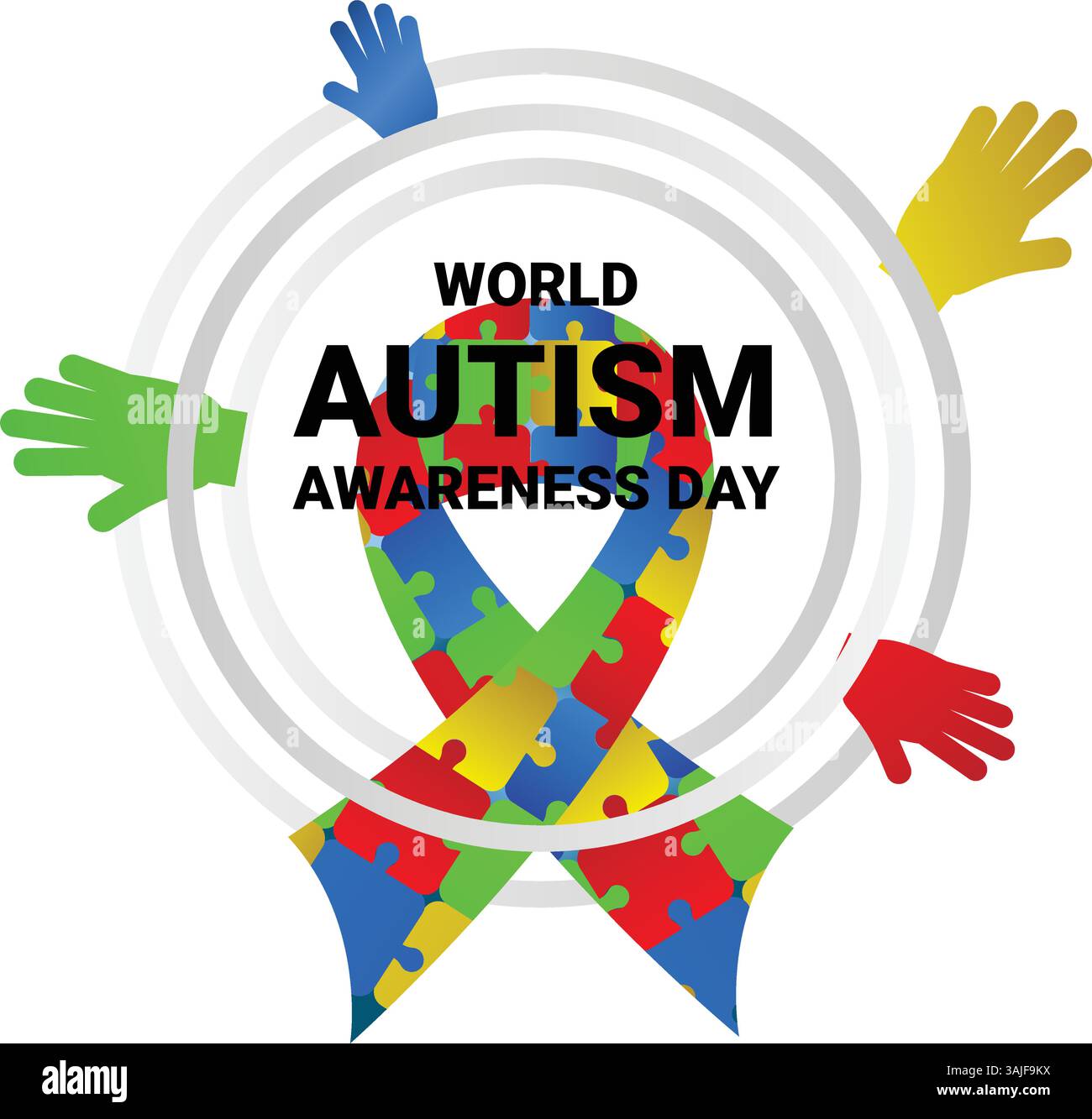 World autism awareness day, vector banner Stock Vector Image & Art - Alamy