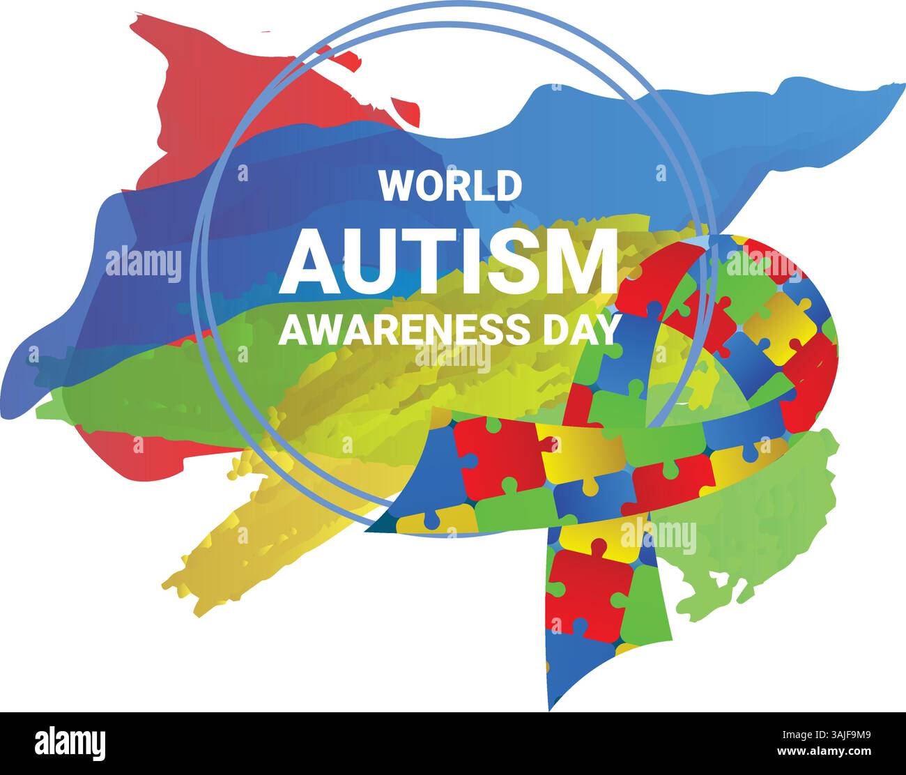 World autism awareness day, vector banner Stock Vector Image & Art - Alamy