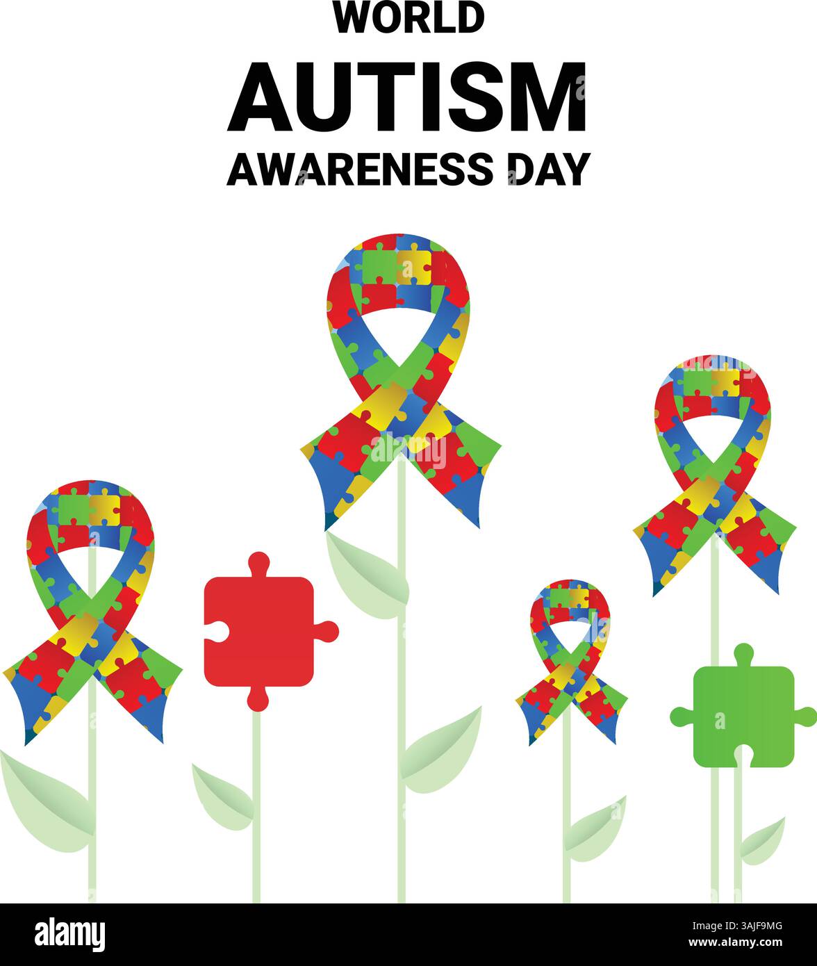 World autism awareness day, vector banner Stock Vector Image & Art - Alamy
