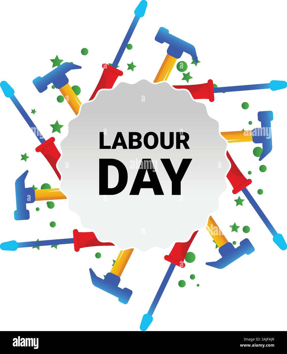 World labor day, vector cartoon frame Stock Vector Image & Art - Alamy