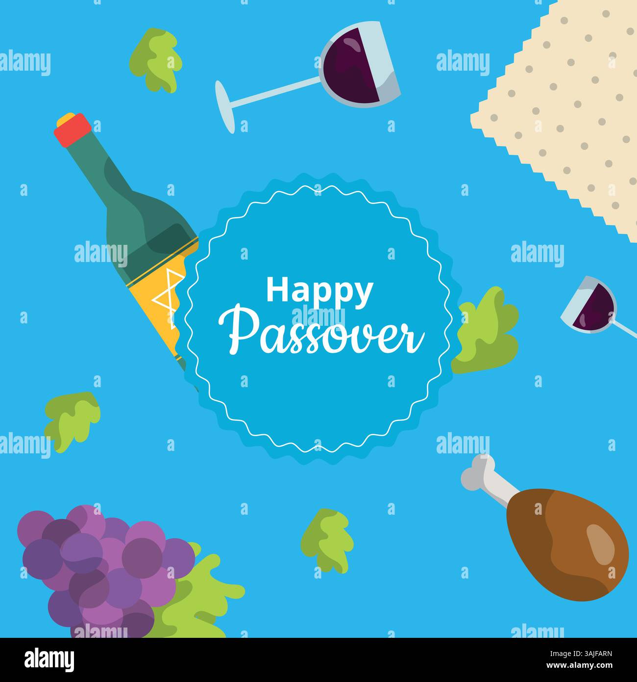 Happy Passover cartoon vector illustration Stock Vector Image & Art - Alamy